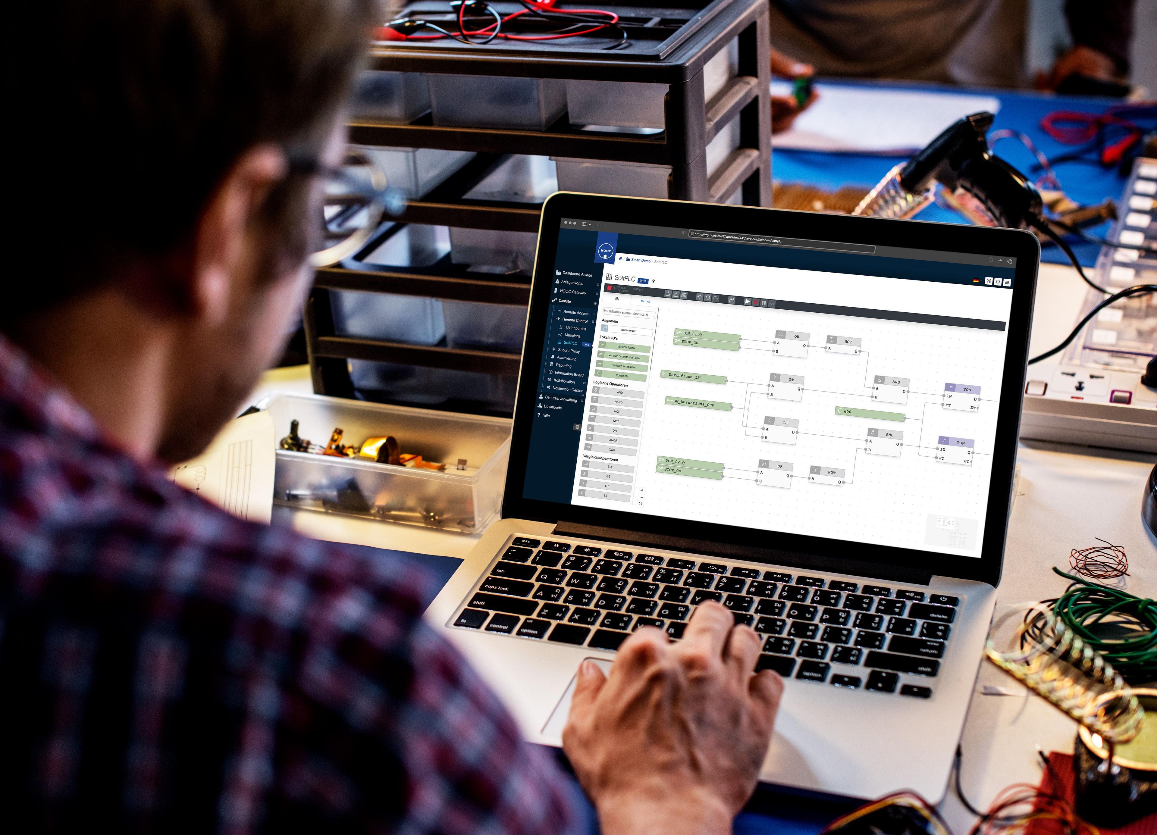 HOOC SoftPLC | Das virtuelle SPS-Programm | HOOC